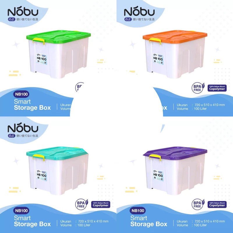 Jual BOX CONTAINER 100 / 90 LITER + RODA - Kontainer Box / Box ...