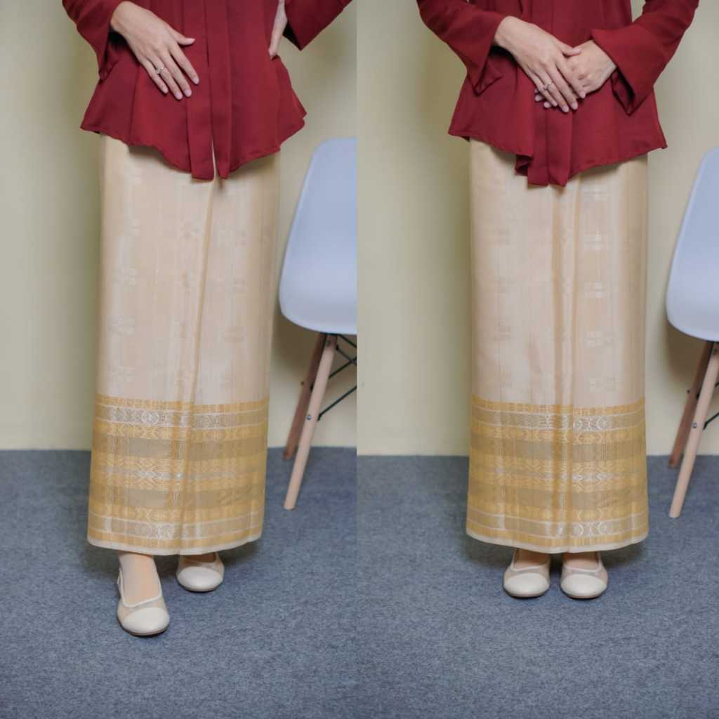 Jual Sarung songket palembang bridesmaid motif sapphire / bawahan ...