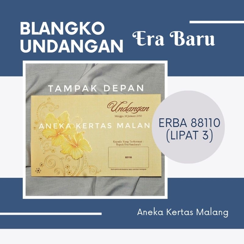 Jual Blangko Undangan Erba 88110 (Cek Deskripsi) | Shopee Indonesia