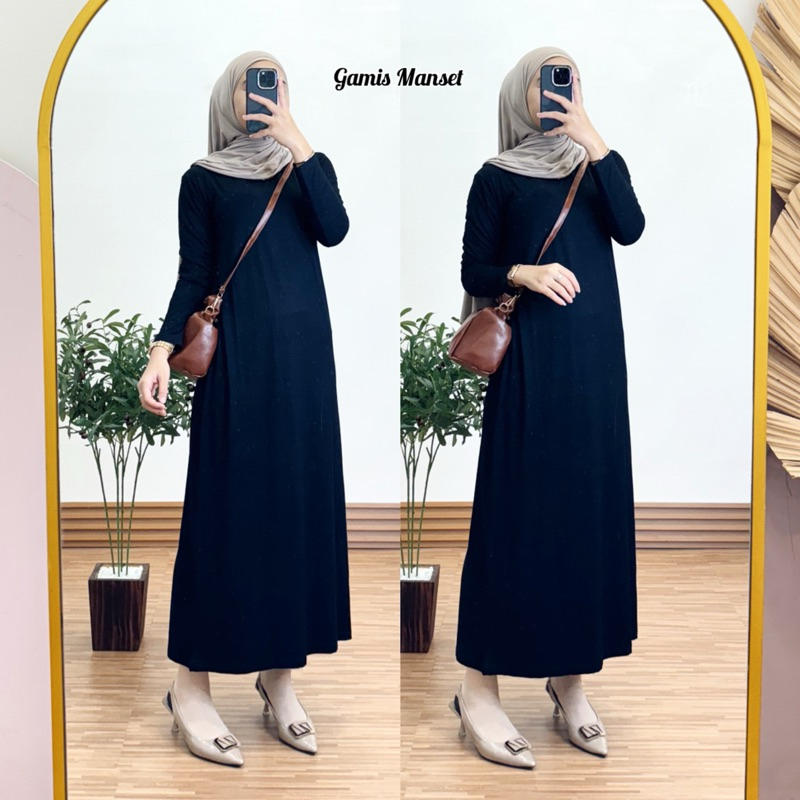 Jual Gamis Manset Premium (LENGAN PANJANG & LENGAN BUNTUNG) | Shopee ...