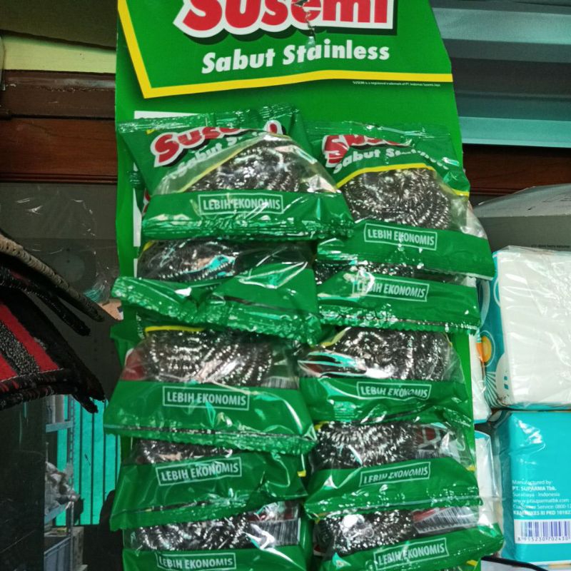 Jual sabut kawat cuci piring susemi 1 lusin isi 12 | Shopee Indonesia