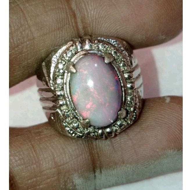 Jual Cincin batu permata natural kalimaya Afrika seperti pada gambar ...