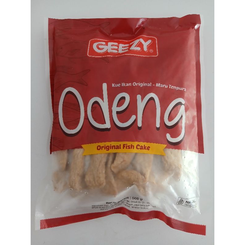 Jual Geezy odeng original fish cake - kue ikan original - maru tenpura ...