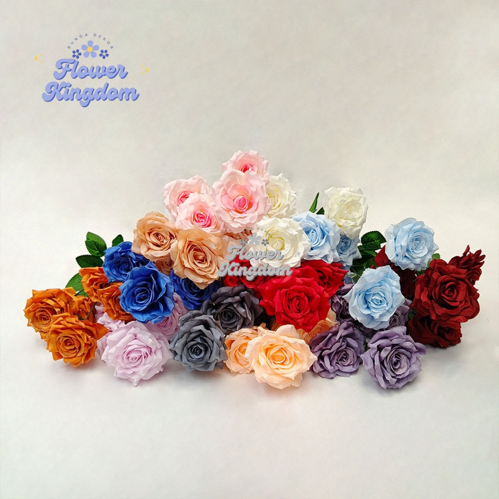 Jual Artifical Rose Diamond Bunga Rose Bintang Premium K5 Bunga Mawar ...