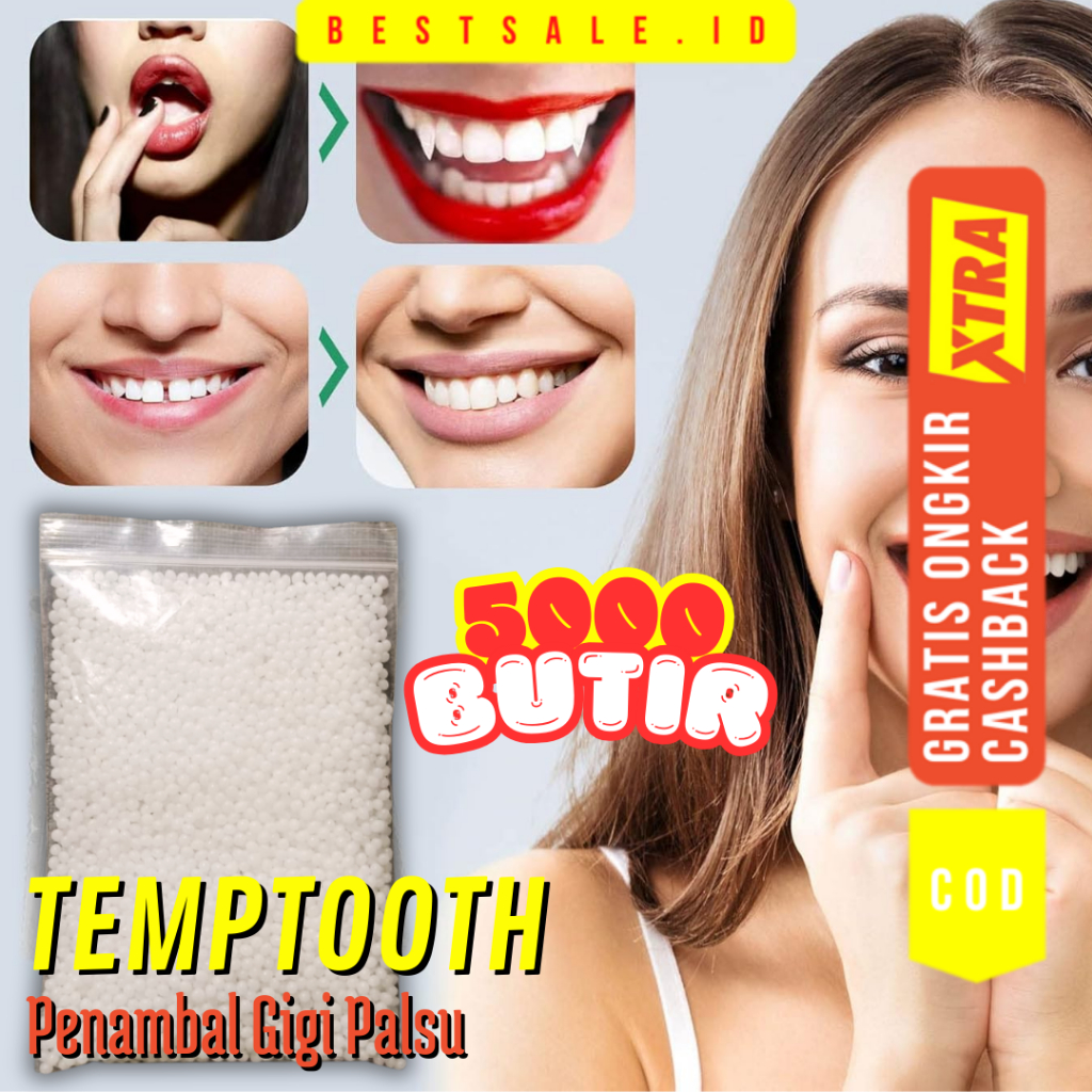 Jual Temptooth Temporary Kit 5000 Butir - Penambal Gigi 5000 Butir ...