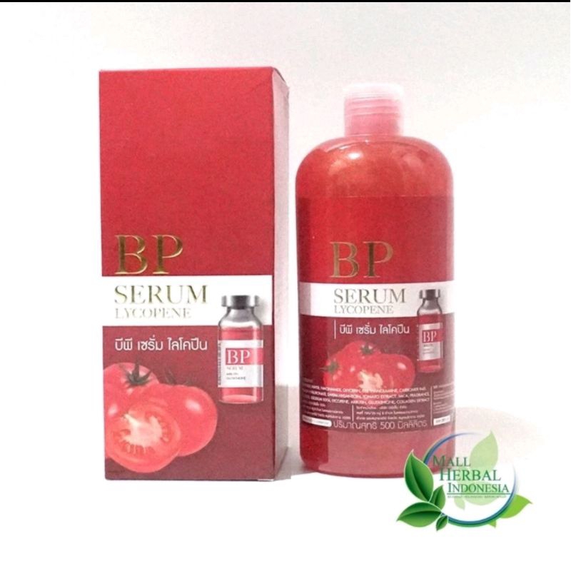 Jual BP SERUM 500ml LYCOPENE ARBUTIN GLUTATHIONE THAILAND | Shopee ...