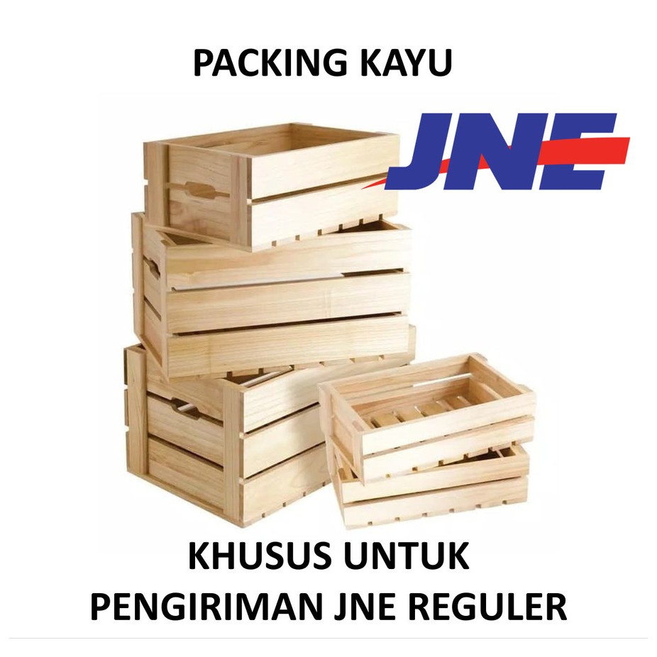 Jual Packing Kayu Khusus JNE Reguler | Shopee Indonesia