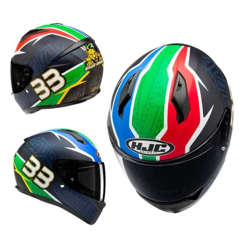 Jual Helm HJC C10 BB33 BRAD BINDER | Shopee Indonesia