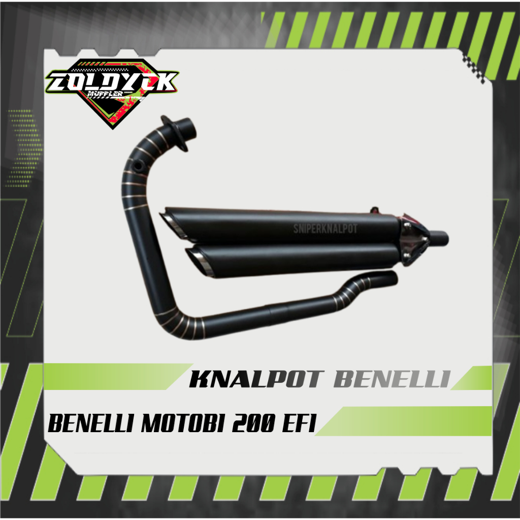 Jual KNALPOT BENELLI MOTOBI 200 EVO EFI | Shopee Indonesia
