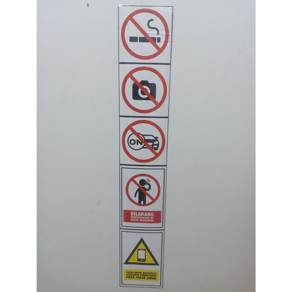 Jual STICKER STIKER RAMBU TIANG KANOPI DISPENSER SPBU PERTAMINA ...