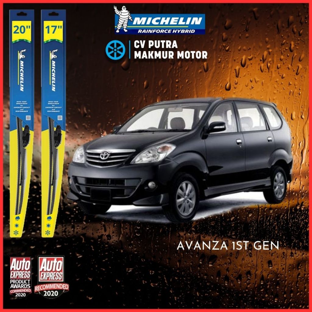 Jual MICHELIN RAINFORCE HYBRID WIPER FOR AVANZA 1ST GEN | Shopee Indonesia