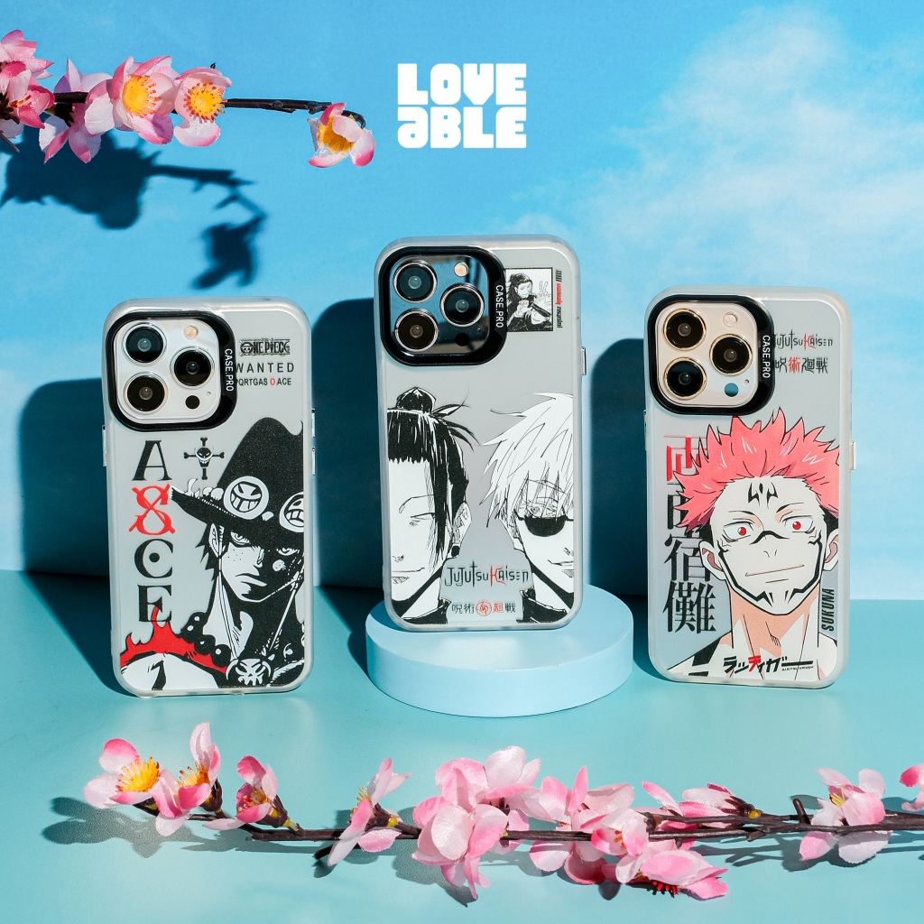 Jual LOVEABLE Matte Anime Series Jujutsu Sukuna Portgas Case For iPhone ...