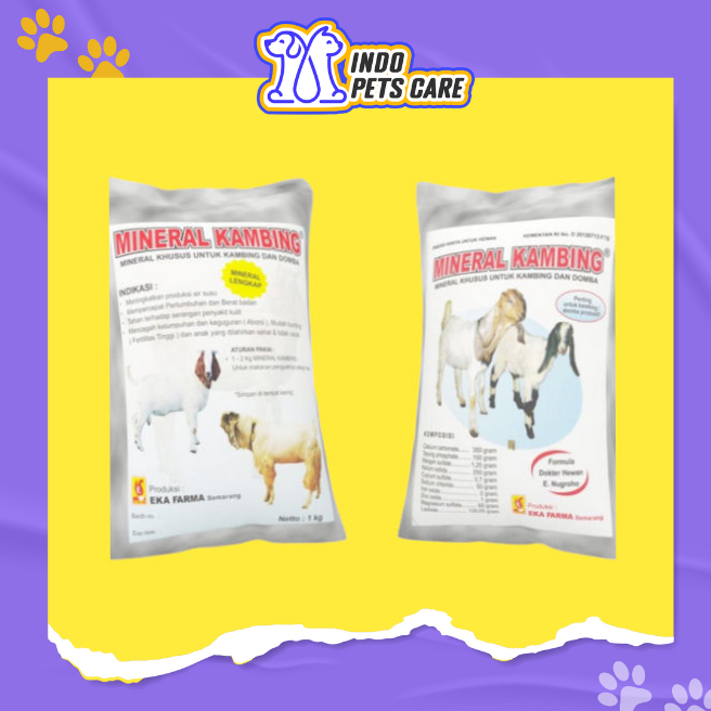 Jual MINERAL KAMBING 1 kg EKA FARMA - Vitamin Mineral kambing ...
