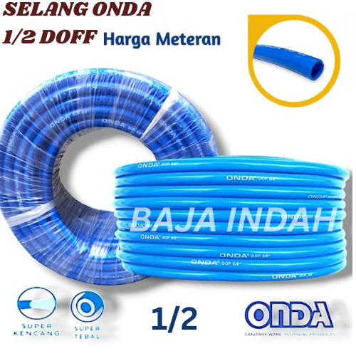 Jual SELANG AIR ONDA ELASTIS DOF 1/2 " Inch Harga Per Meter Tebal | Shopee Indonesia