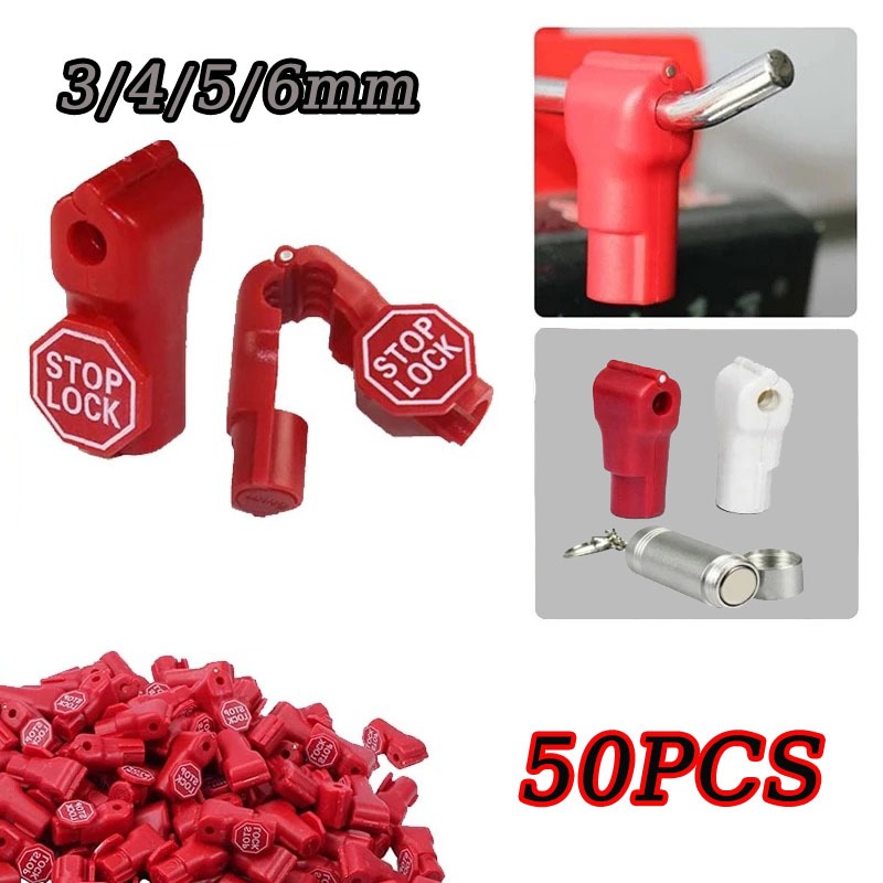 Jual 50PCS STOP LOCK PENGUNCI SINGLE RAM 4mm/5mm/6mm STOPLOCK MAGNETIC ...