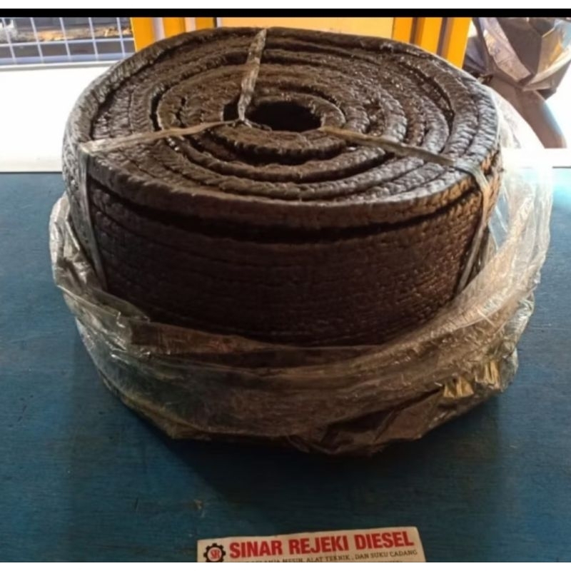 Jual Rames Packing Gland Asbes Seal Packing Rames 3/8 inchi 10 mm hitam ...