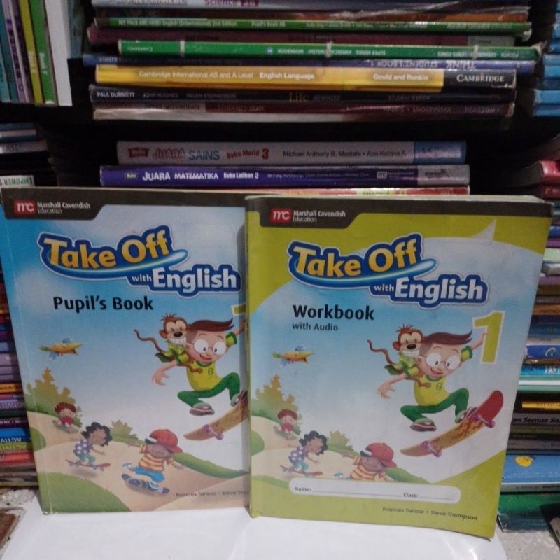 Jual BUKU TAKE OFF WITH ENGLISH 1 PUPIL'S BOOK WORKBOOK | Shopee Indonesia