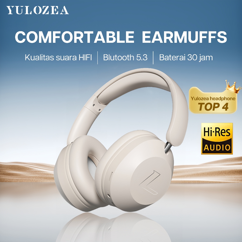 Jual Yulozea Headphone Bluetooth Headset Wireless Super Bass 360° Sound ...
