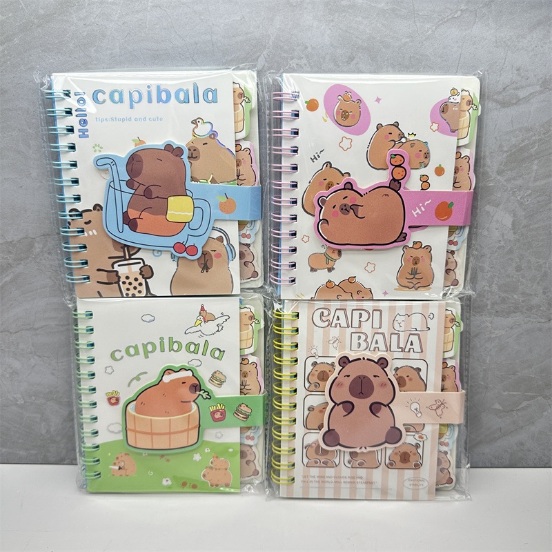 Jual BUKU BINDER CAPYBARA | MINI POCKET BOOK MINI NOTES BINDER CAPYBARA ...