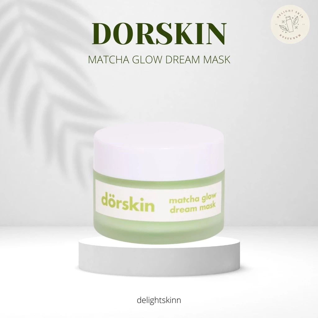 Jual DORSKIN Matcha Glow Dream Mask original | Shopee Indonesia