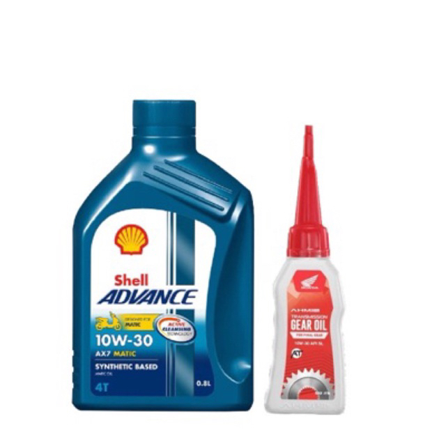 Jual Oli Shell AX7 10W-30 Oli Mesin Motor Matic Shell AX7 Matic 10W-30 ...