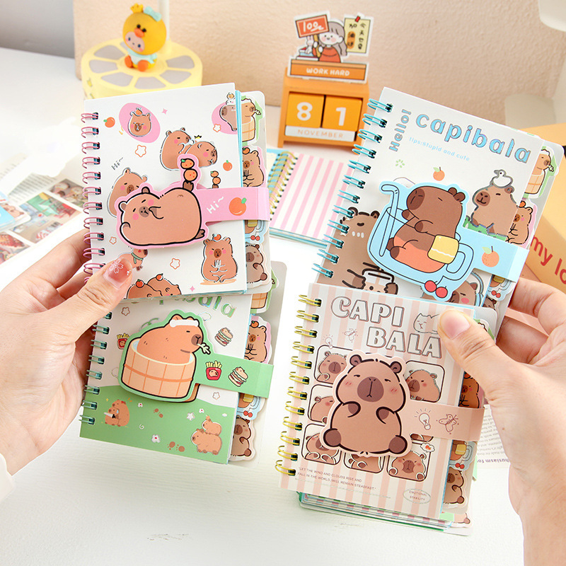 Jual MINI POCKET BOOK MINI NOTES BINDER CAPYBARA CAPIBALA | CAPI BALA ...
