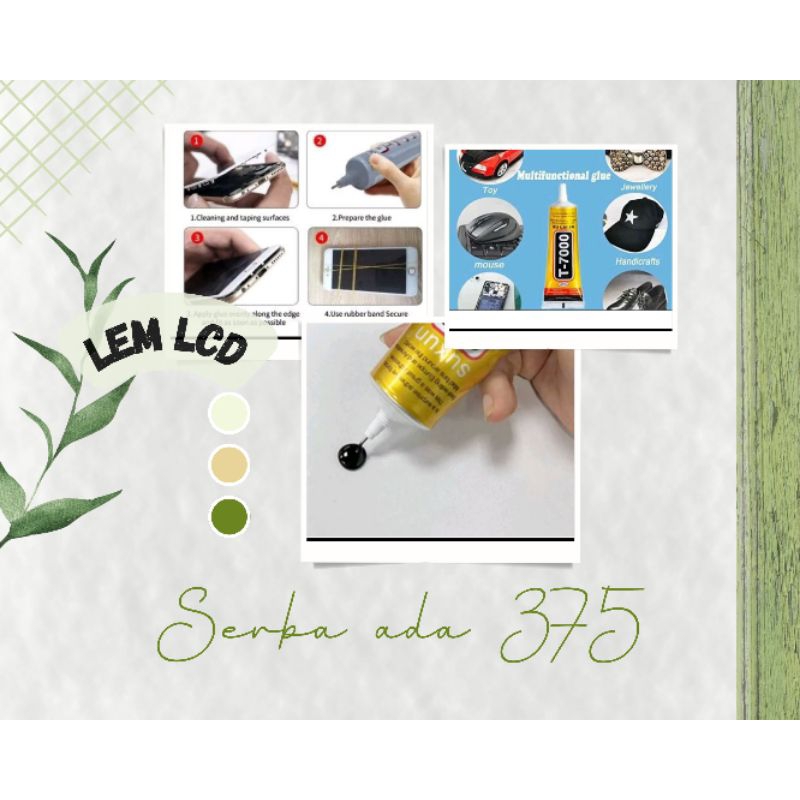Jual Lem Lcd Touchscreen hp T7000 Alat Perekat Casing Handphone Lem ...