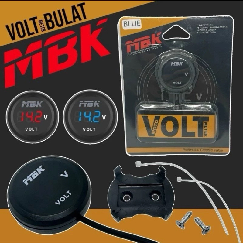 Jual Digital Voltmeter Motor MODEL BULAT Waterproof | Shopee Indonesia