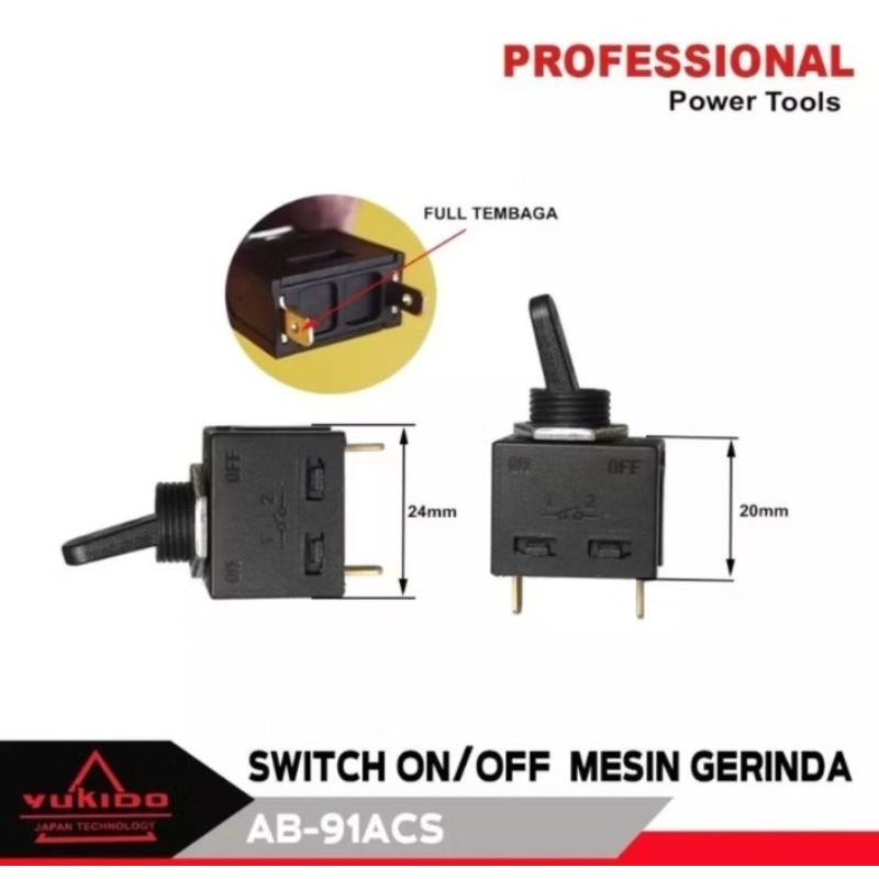 Jual Switch Lever & Knob Gerinda Saklar Mesin Grenda MT90 Switch ...