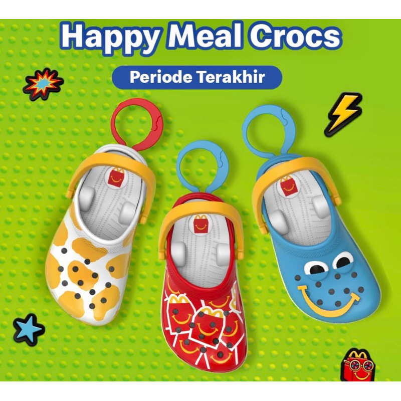 Jual ready Mainan MCDONALD’S X CROCS || MCD CROCS | Shopee Indonesia