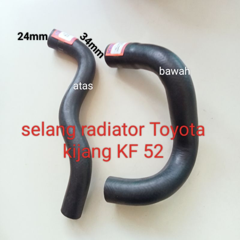 Jual SELANG RADIATOR TOYOTA KIJANG KF 52 ATAS BAWAH | Shopee Indonesia