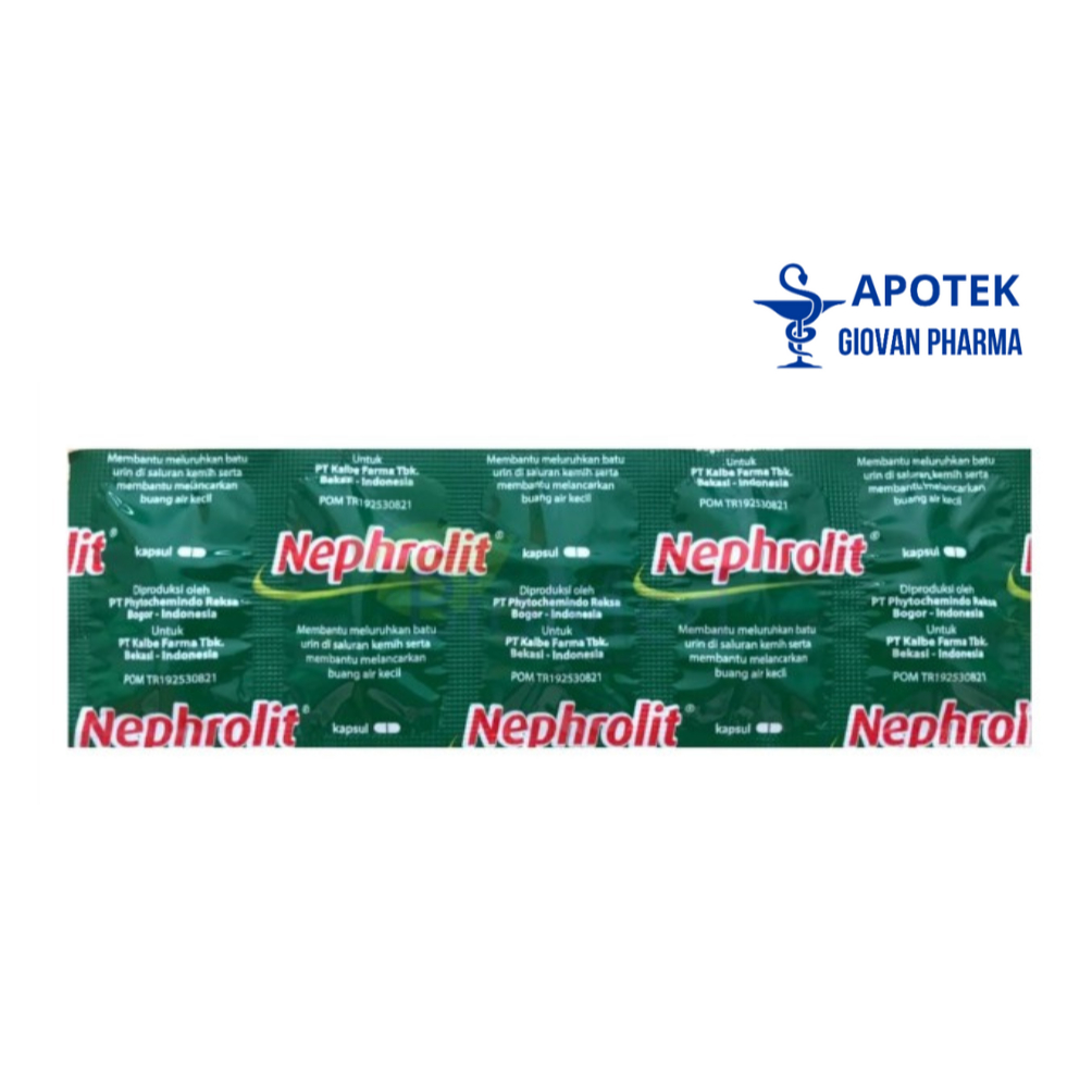 Jual NEPHROLIT 1 STRIP @5 kapsul NEPROLIT | Shopee Indonesia