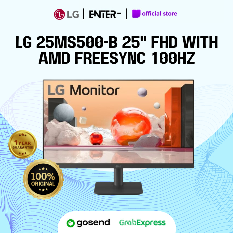 Jual Monitor LG 25MS500-B 25'' FHD With AMD FreeSync 100Hz | Shopee ...