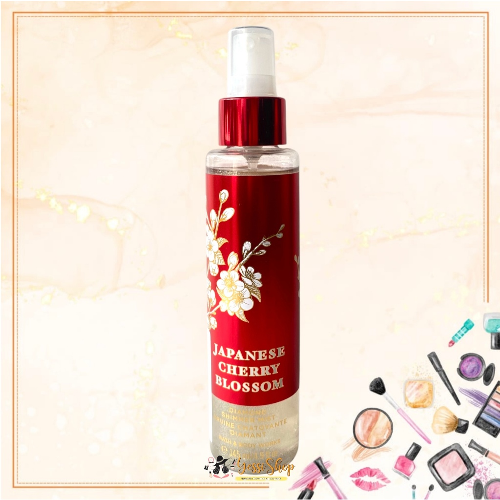 Jual Bath & Body Works Japanese Cherry Blossom Diamond Shimmer Mist 145ml | Shopee Indonesia