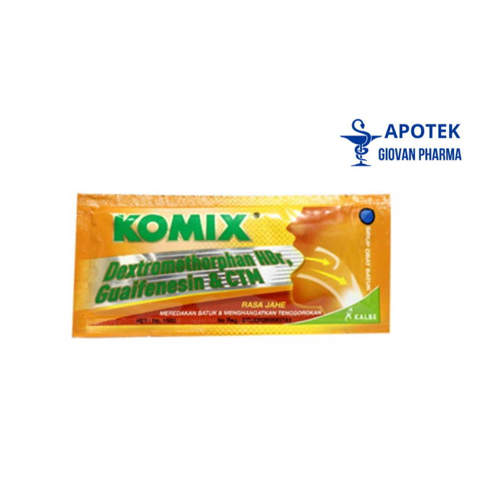 Jual KOMIX Pembasmi Batuk Anak dan Dewasa Kemasan Sachet 7 ML | Shopee ...