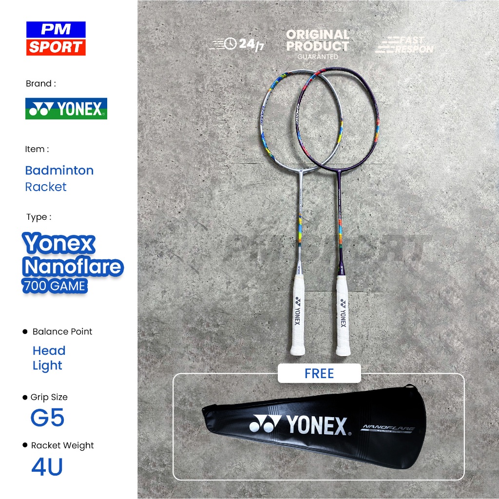 Jual RAKET BADMINTON / BULUTANGKIS YONEX NANOFLARE 700 GAME GEN 2 NEW ORIGINAL | Shopee Indonesia