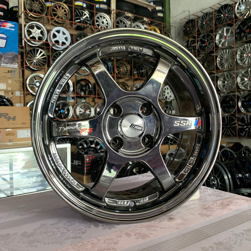 Jual Velg R15 Ssr type C black chrome by jf luxury. Sumber Mulya Wheels. toko velg mobil ...