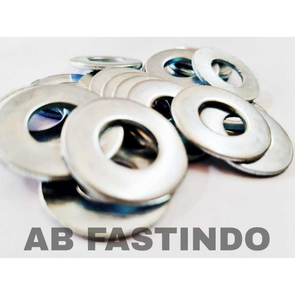 Jual RING PLAT PUTIH M16 X 2.3 | Shopee Indonesia