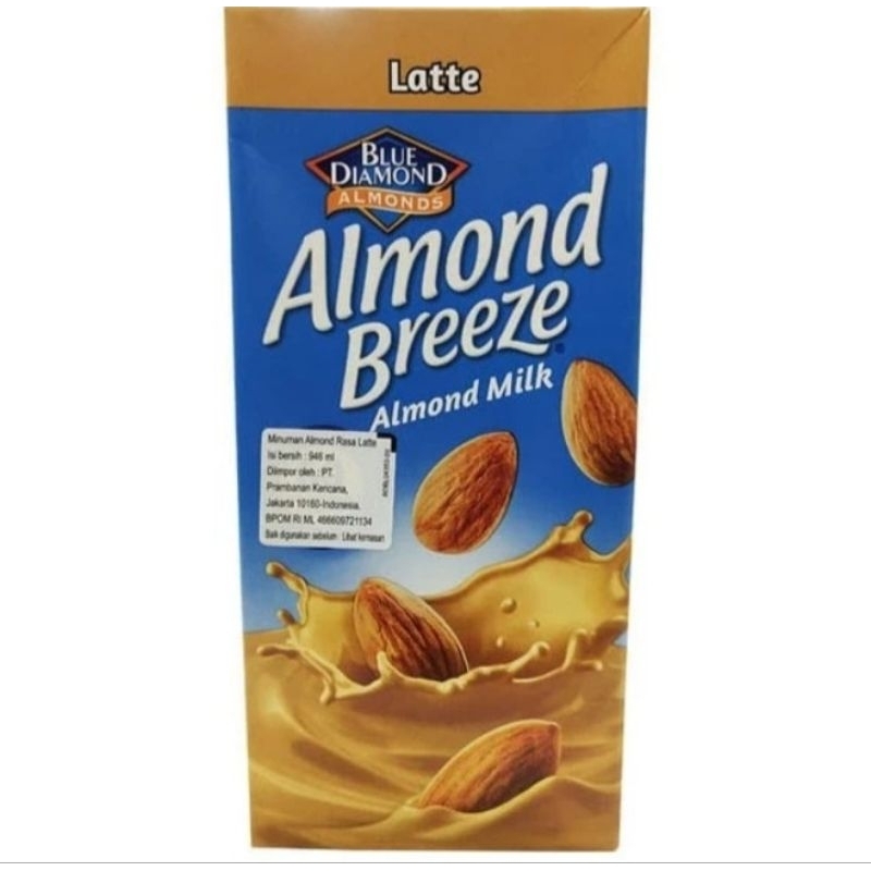 Jual Blue Diamond Almond Breeze Milk Latte 946ml Susu Almond Original | Shopee Indonesia