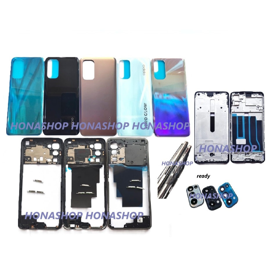 Jual TULANG BACK CASING HOUSING FULLSET OPPO RENO 5 4G CPH2159 TUTUPAN ...