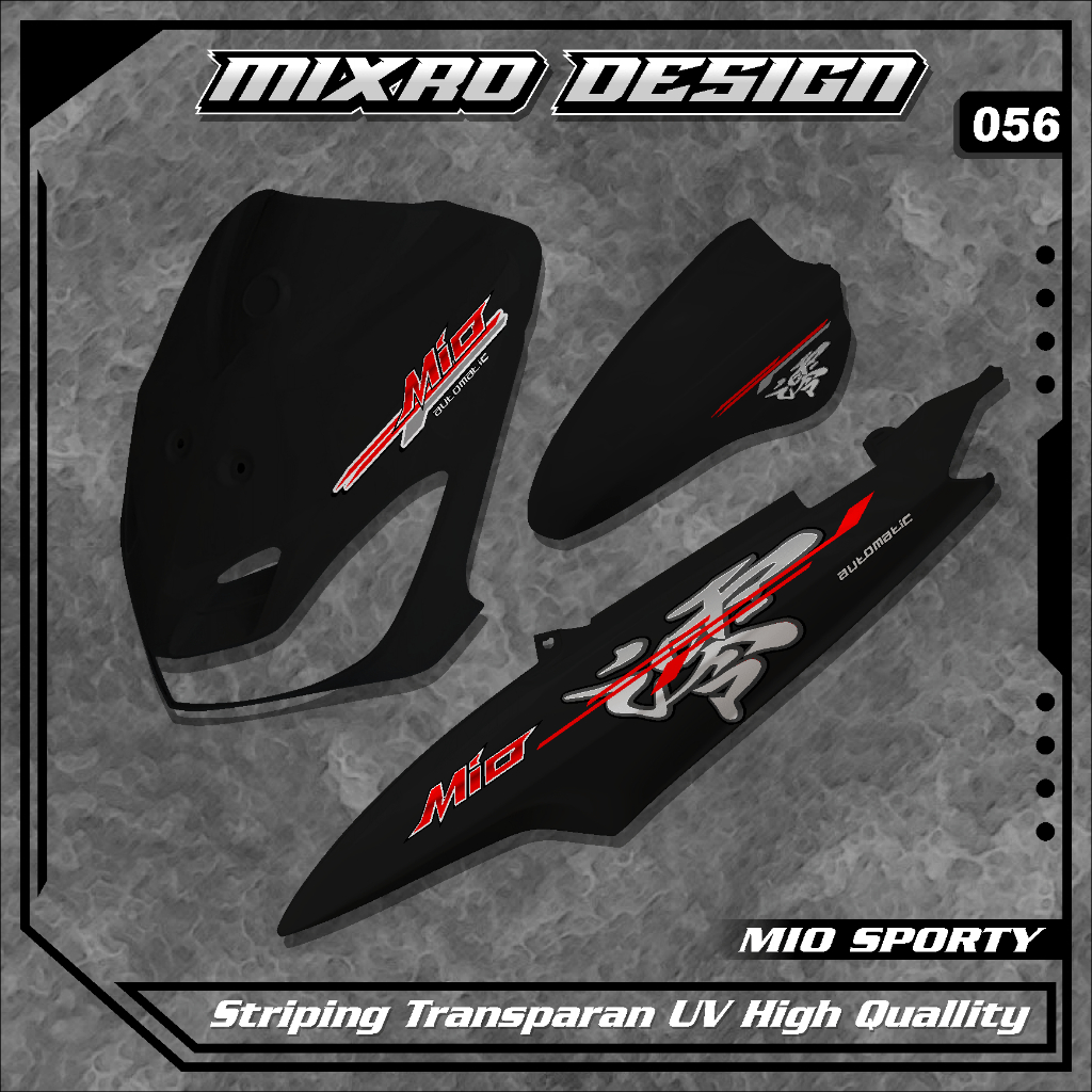 Jual STRIPING TRANSPARAN MIO 110 SMILE/SPORTY VARIASI LIST MOTOR DESAIN ...