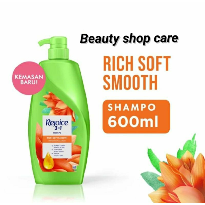 Jual Shampoo Rejoice Rich Soft Smooth 600ml | Shopee Indonesia