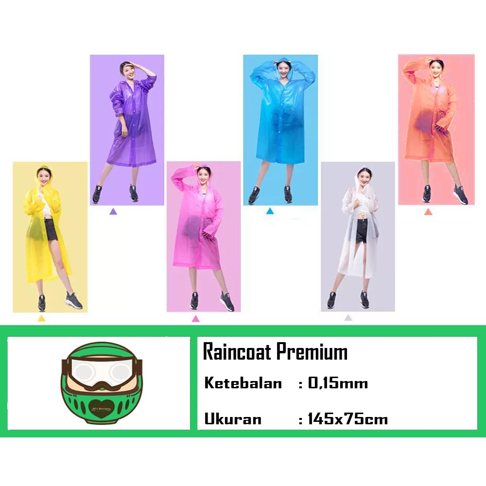 Jual Rain Protection Raincoat Eva Premium (Jas Hujan Unisex) | Shopee ...