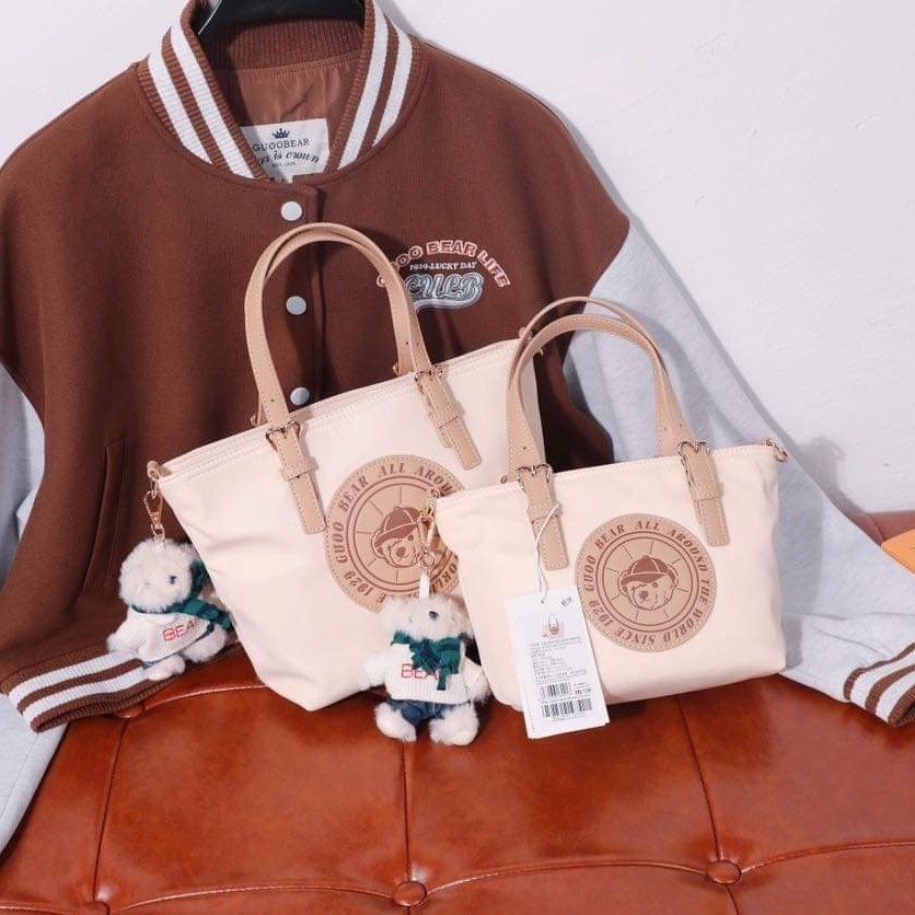 Jual TTWN BEAR original - GUOO BEAR - GU1054 - Tas tote TTWNBEAR - navy ...