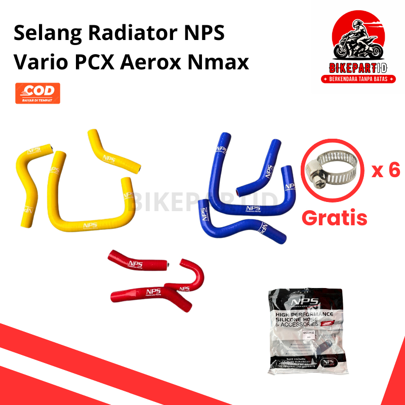 Jual Selang Radiator NPS Motor Honda Yamaha Vario 125 150 PCX Lexi Nmax ...