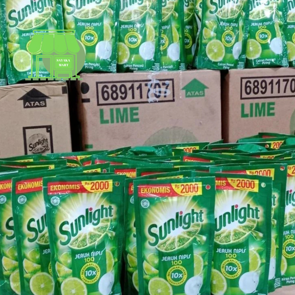 Jual Sunlight Jeruk Nipis 370ml Refill Sabun Cuci Piring | Shopee Indonesia