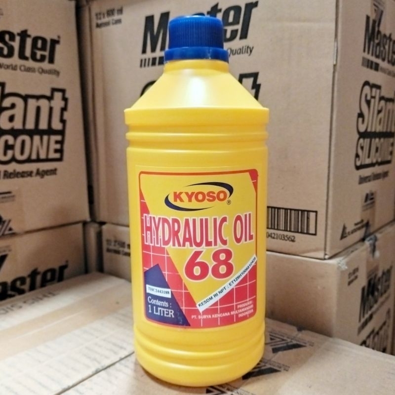 Jual OLI HIDROLIK / HYDRAULIC KYOSO HYDRAULIC ISO VG 68 BENING / CLEAR 1 LITER | Shopee Indonesia