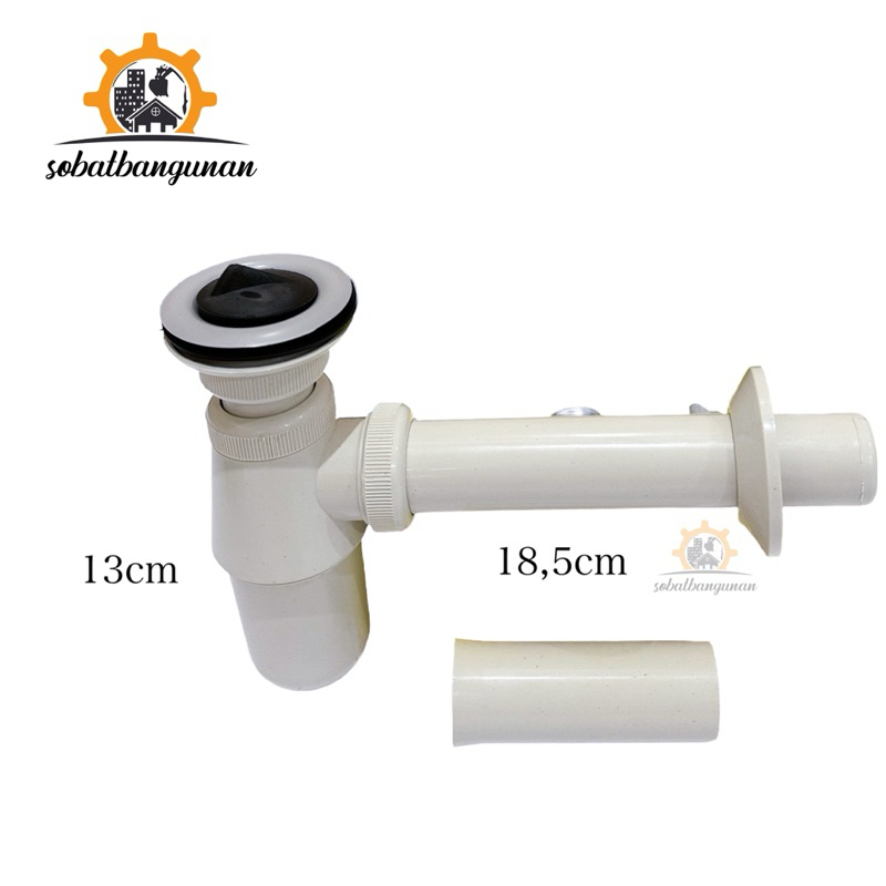Jual Sifon Wastafel PVC merk GMP / Sifon Botol / Afur Pembuangan ...