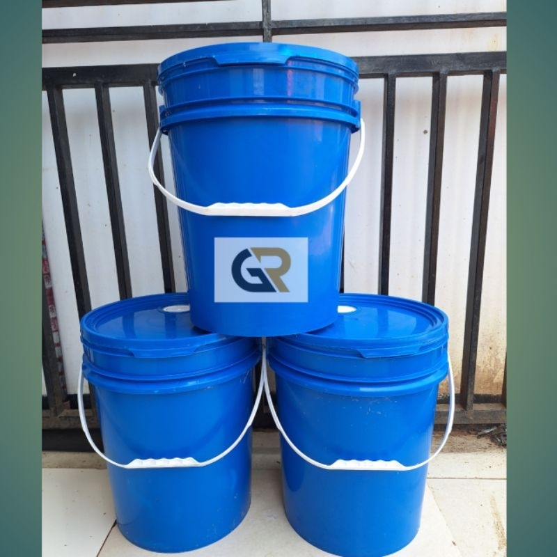 Jual [PAKET 2 PCS] Ember 25kg BIRU POLOS | Shopee Indonesia