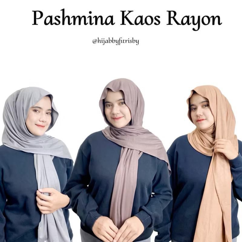 Jual PASHMINA RAYON / PASHMINA BAHAN RAYON / PASHMINA BAHAN KAOS ...